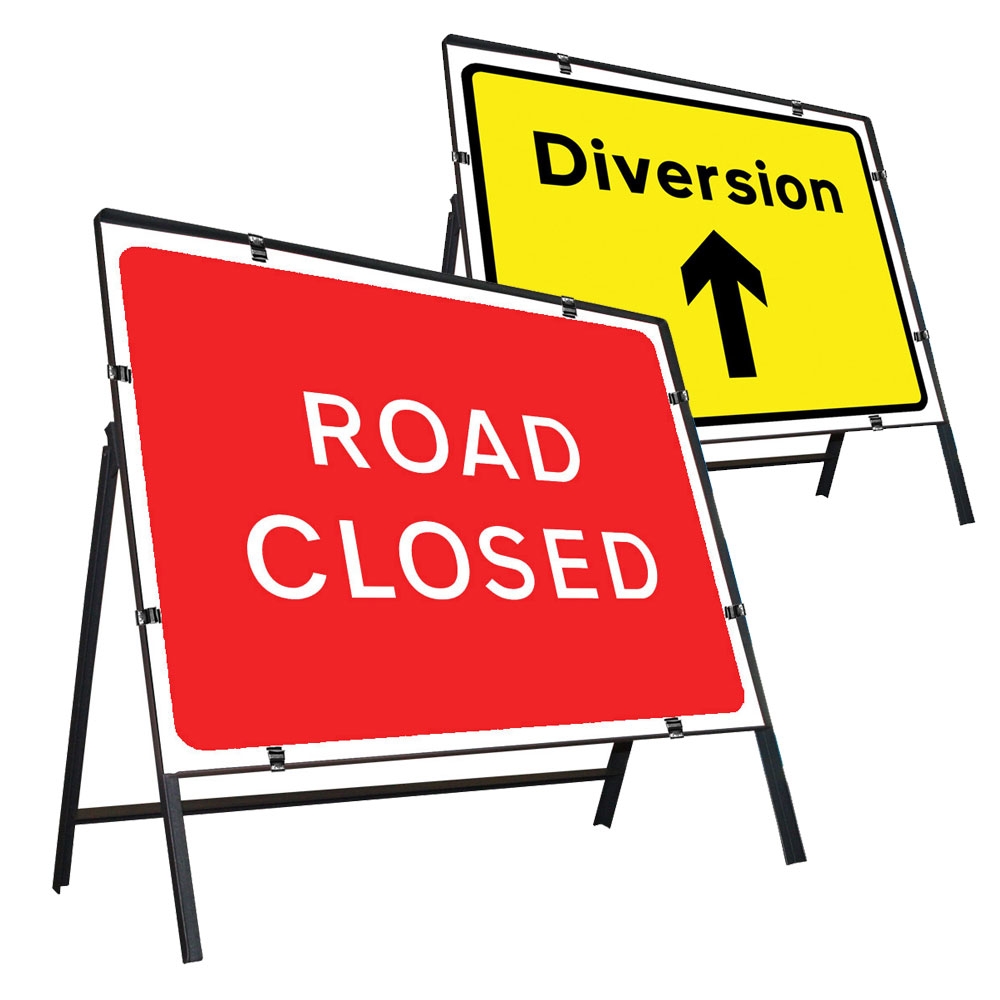 Riveted Metal Road Signs - 1050 x 750mm - PF Cusack